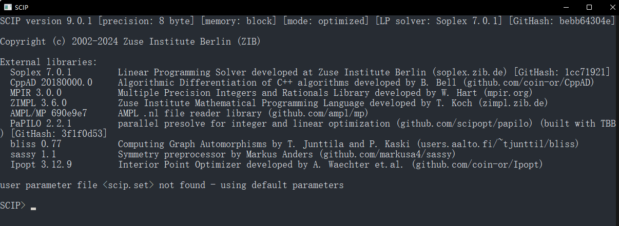 SCIP教程 | Lanlyの小窝